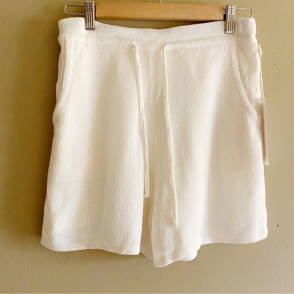 Every | Shorts | Nwt Every Cream Knit Shorts | Poshmark
